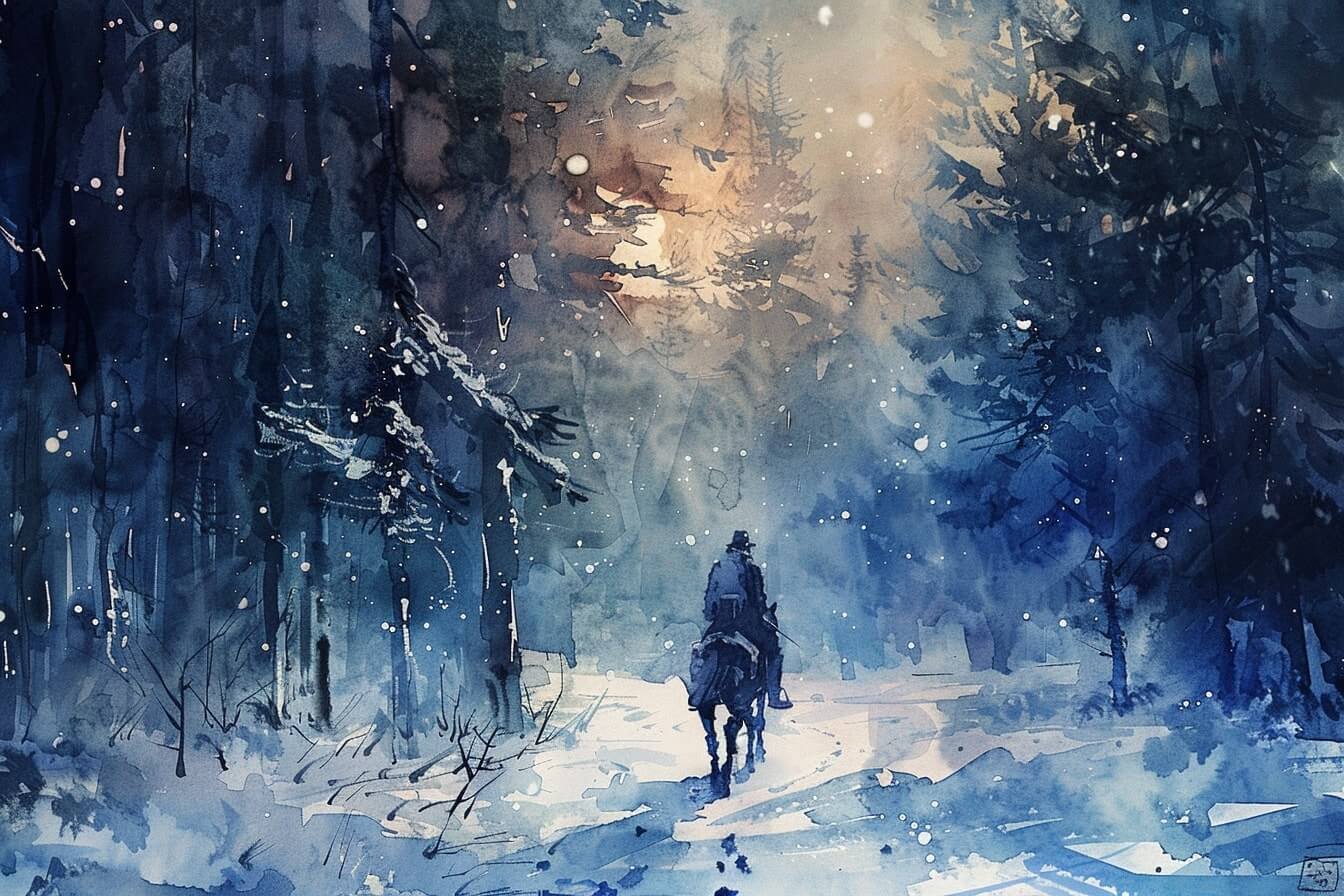 Stopping by Woods on a Snowy Evening by Robert Frost - Poem Analysis