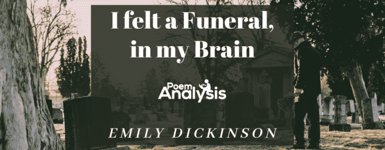I felt a Funeral, in my Brain by Emily Dickinson - Poem Analysis