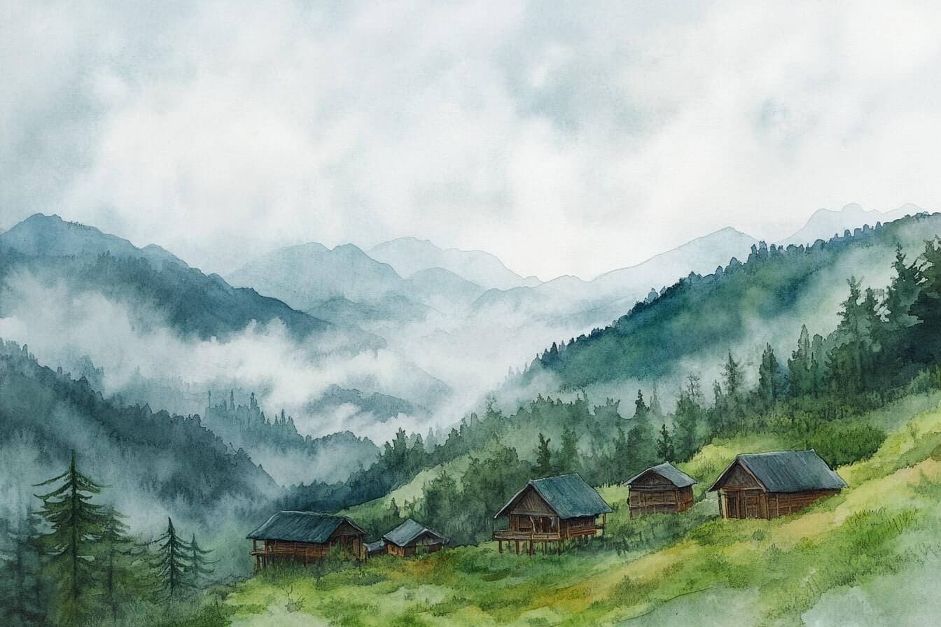 Mild the Mist Upon the Hill by Emily Brontë - Poem Analysis