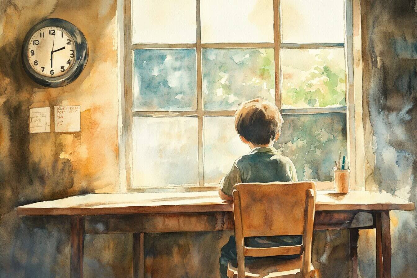 Half-Past Two by U. A. Fanthorpe - Poem Analysis