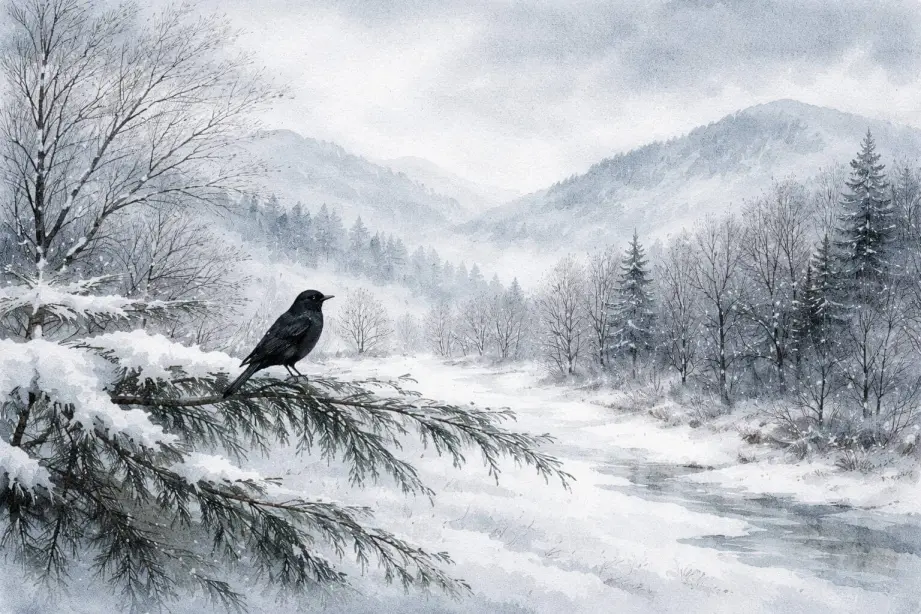 Thirteen Ways of Looking at a Blackbird by Wallace Stevens - Poem Analysis