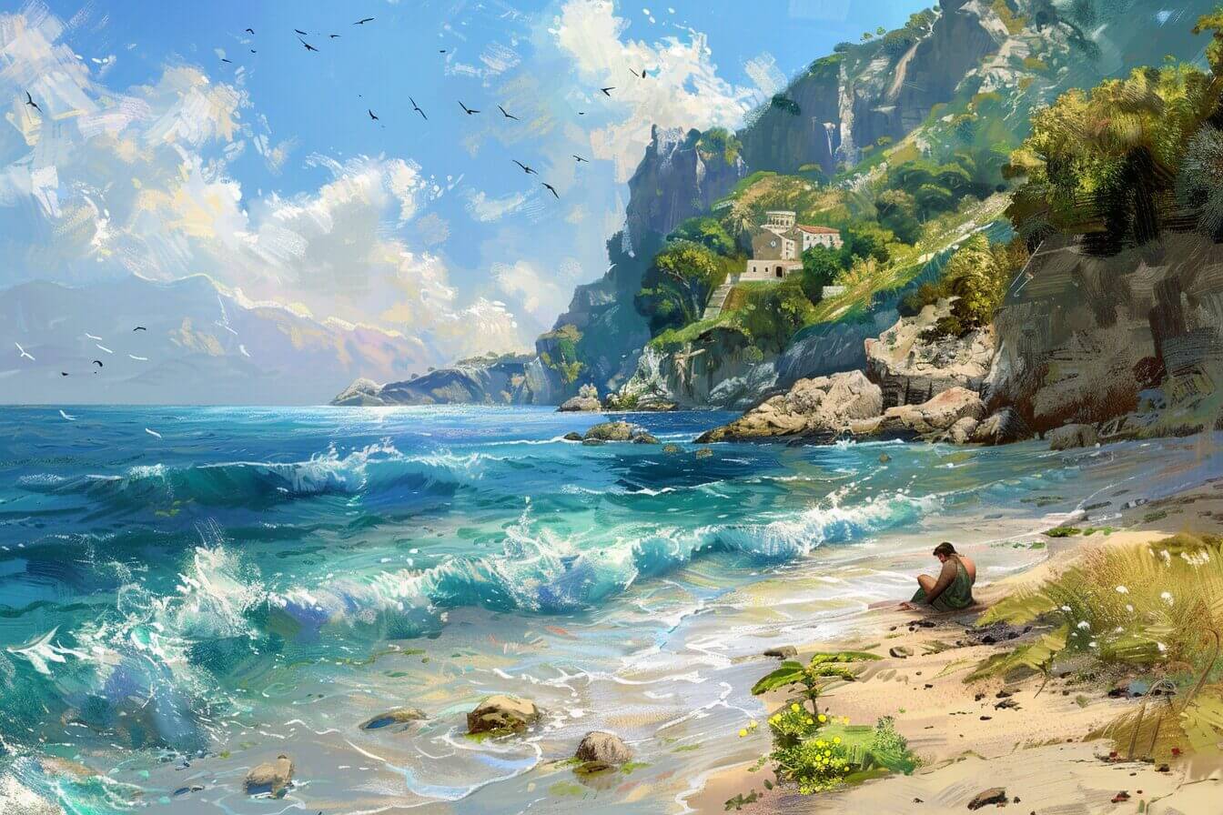 Stanzas Written in Dejection, near Naples by Percy Bysshe Shelley ...