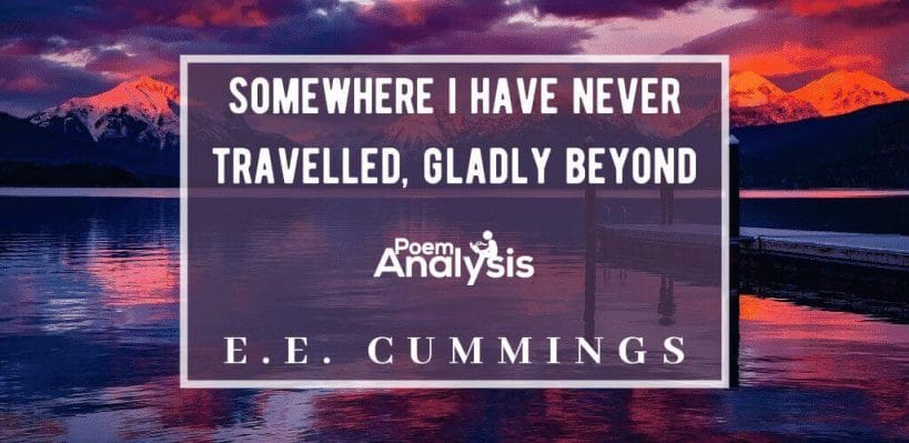 somewhere i have never travelled, gladly beyond by E.E. Cummings - Poem ...
