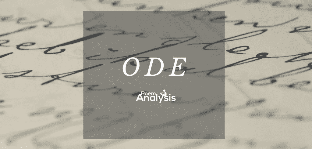 What is an Ode? Definition and Examples - Poem Analysis