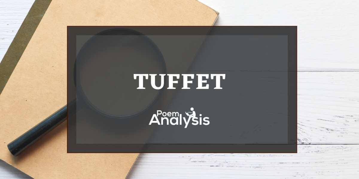 Tuffet Definition and Examples - Poem Analysis
