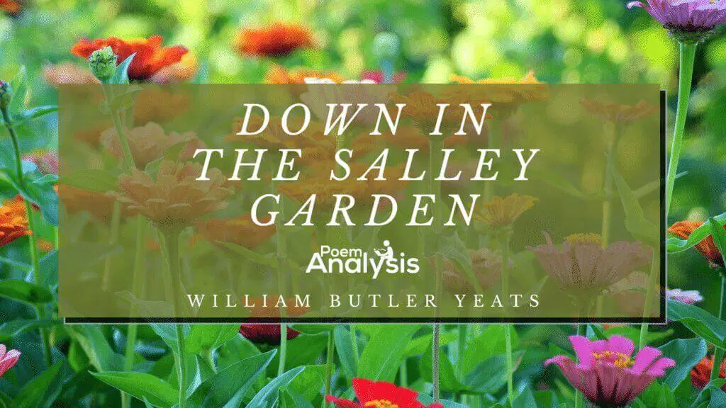 Understand Down By the Salley Gardens by William Butler Yeats - Poem ...
