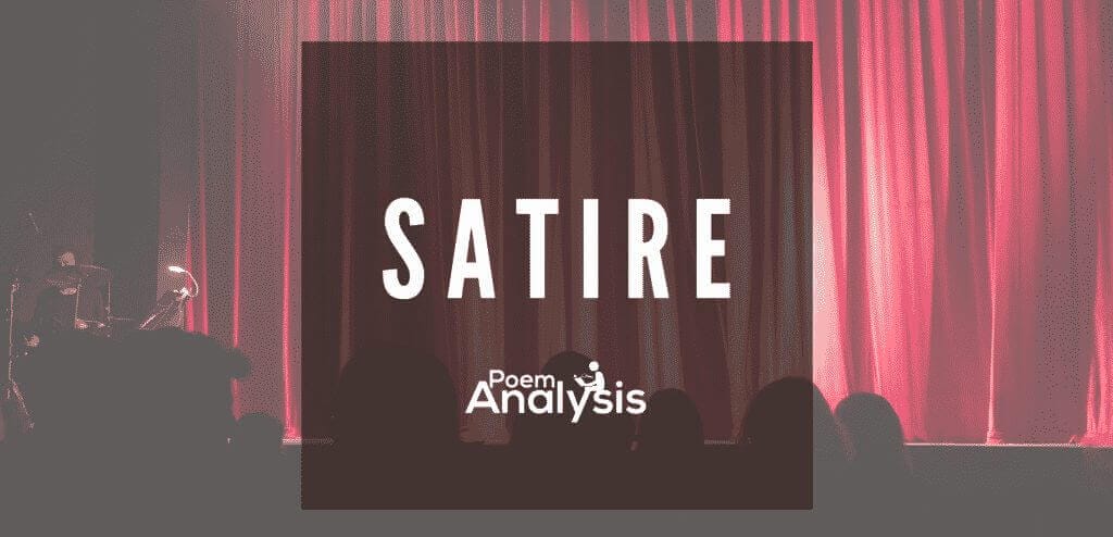 Satire/Satirical Comedy - Definition and Examples - Poem Analysis