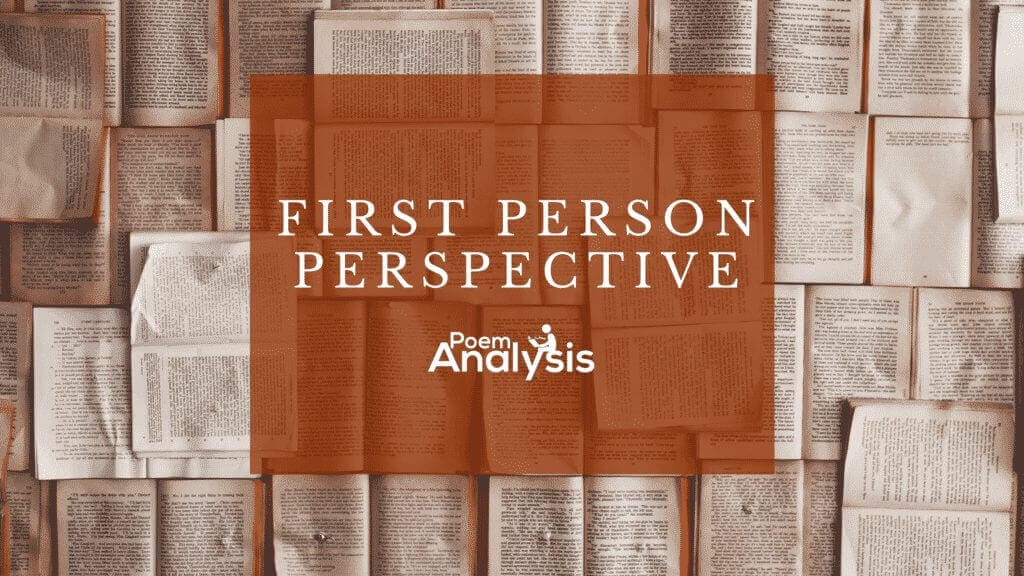 First Person Point of View - Definition and Examples - Poem Analysis