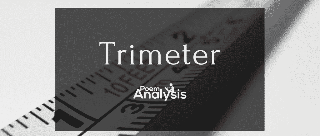 Trimeter Definition and Examples - Poem Analysis