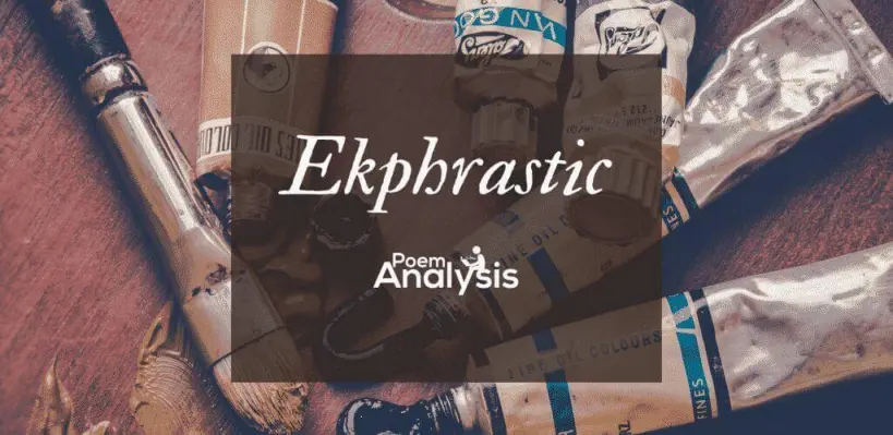 Ekphrasis Definition and Examples - Poem Analysis
