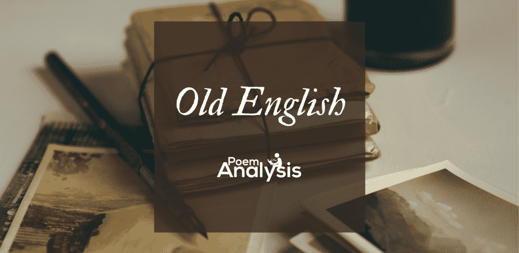 Old English - Definition and Examples - Poem Analysis