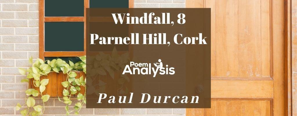 Windfall, 8 Parnell Hill, Cork by Paul Durcan - Poem Analysis