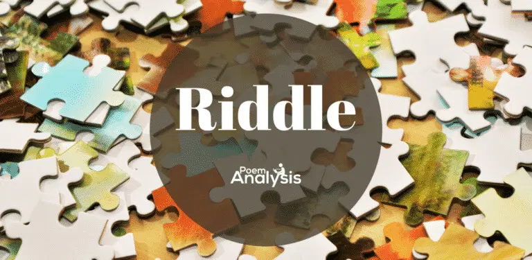 Riddle Definition and Examples - Poem Analysis