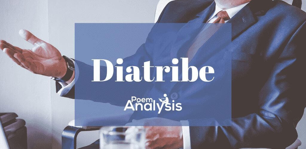 Diatribe - Definition and Examples - Poem Analysis