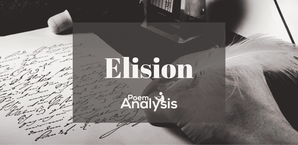 Elision - Definition and Examples - Poem Analysis