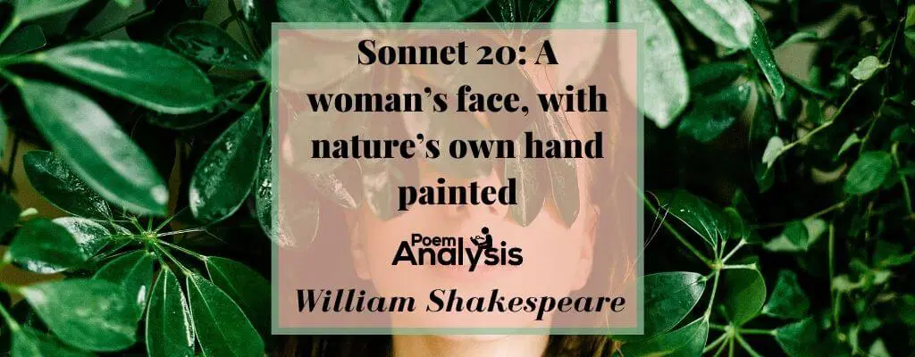 Understand Sonnet 20 by William Shakespeare - Poem Analysis