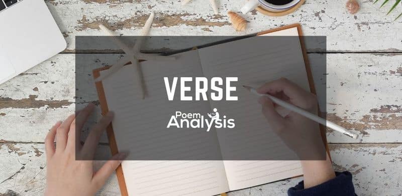 Verse in Poetry - Definition with Examples - Poem Analysis