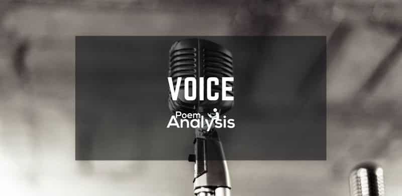 Voice - Definition and Examples - Poem Analysis