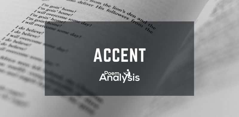 Accent in Poetry - Definition and Examples - Poem Analysis