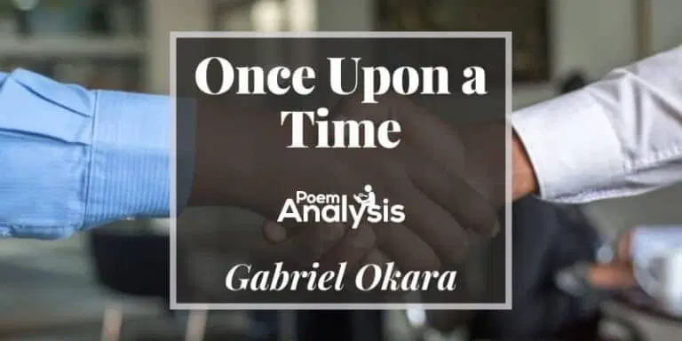 Once Upon a Time Explained: Okara’s Poem on Lost Innocence - Poem Analysis