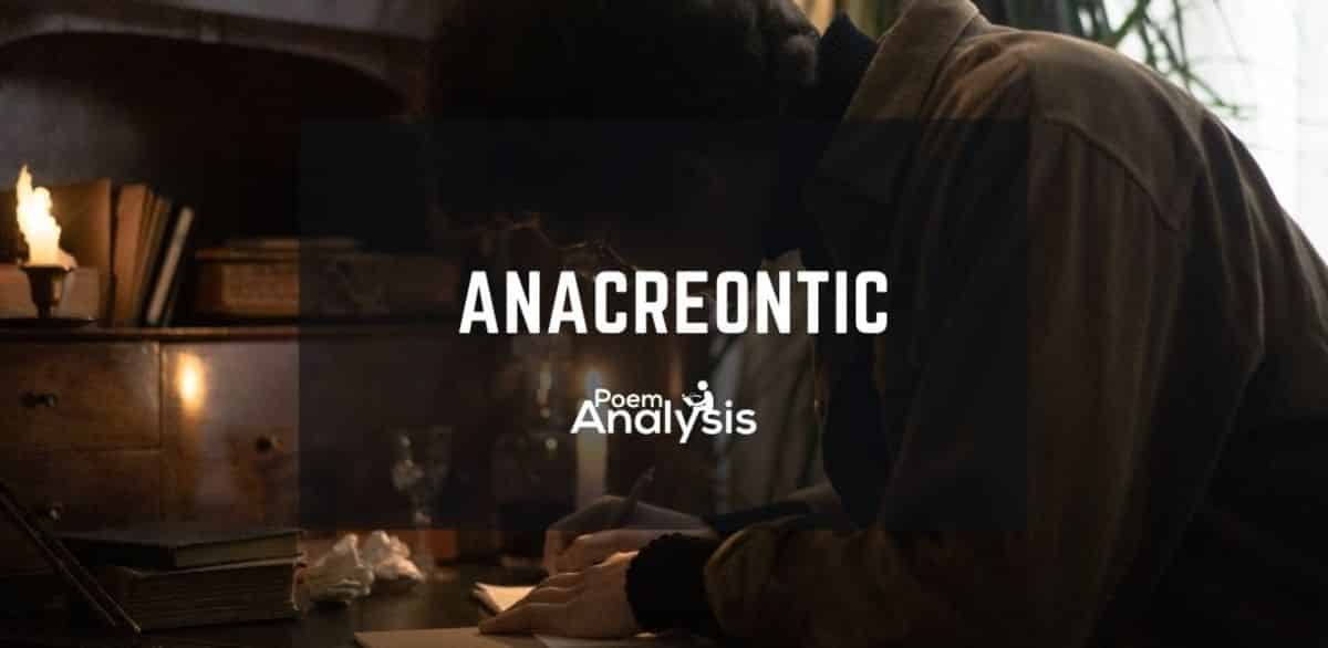 Anacreontic - Definition and Examples - Poem Analysis