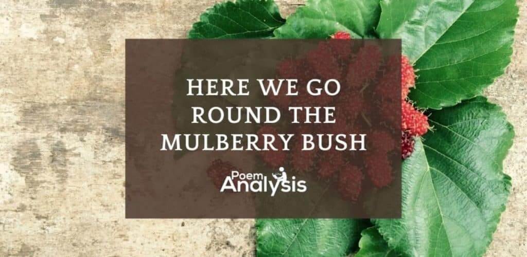 Here we go round the mulberry bush - Poem Analysis