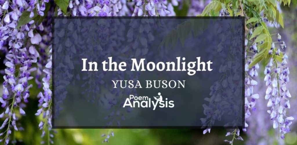 In the moonlight by Yosa Buson - Poem Analysis