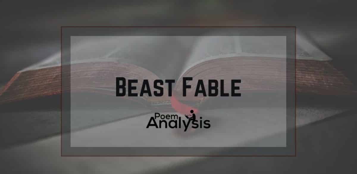 Beast Fable - Definition and Examples - Poem Analysis
