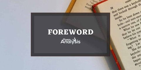 Foreword Definition and Examples - Poem Analysis