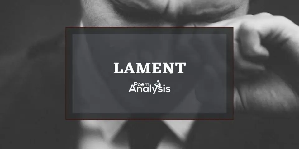Lament - Poem Analysis