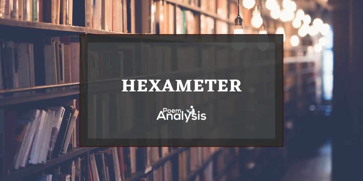 Hexameter Definition and Examples - Poem Analysis