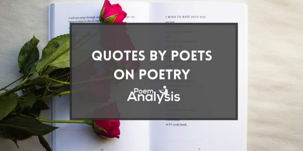 19 Quotes from Poets on Poetry Worth Reading - Poem Analysis