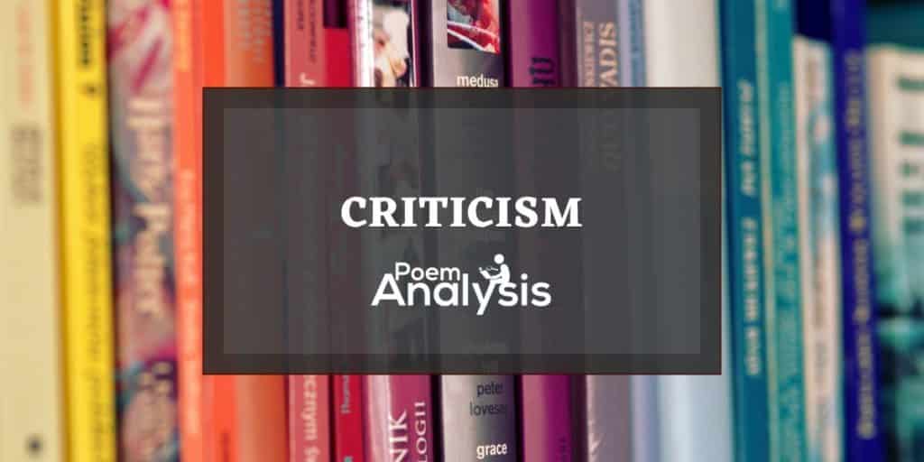 What is Literary Criticism? (with Examples) - Poem Analysis