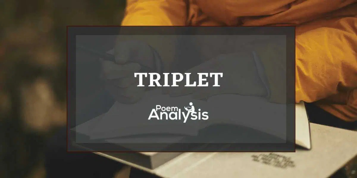 Triplet in Poetry Definition and Examples - Poem Analysis