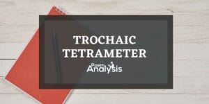 Trochaic Tetrameter Definition and Examples - Poem Analysis