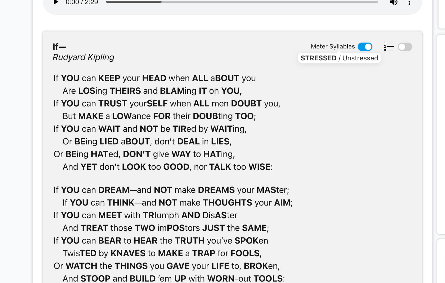 How to find the Meter of any Poem - Poem Analysis