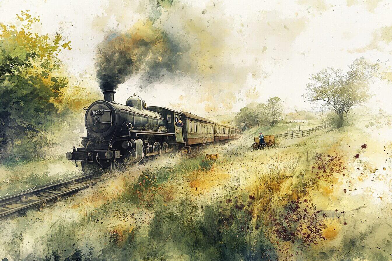 From A Railway Carriage by Robert Louis Stevenson - Poem Analysis