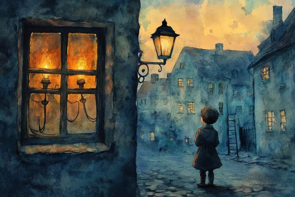 The Lamplighter by Robert Louis Stevenson - Poem Analysis